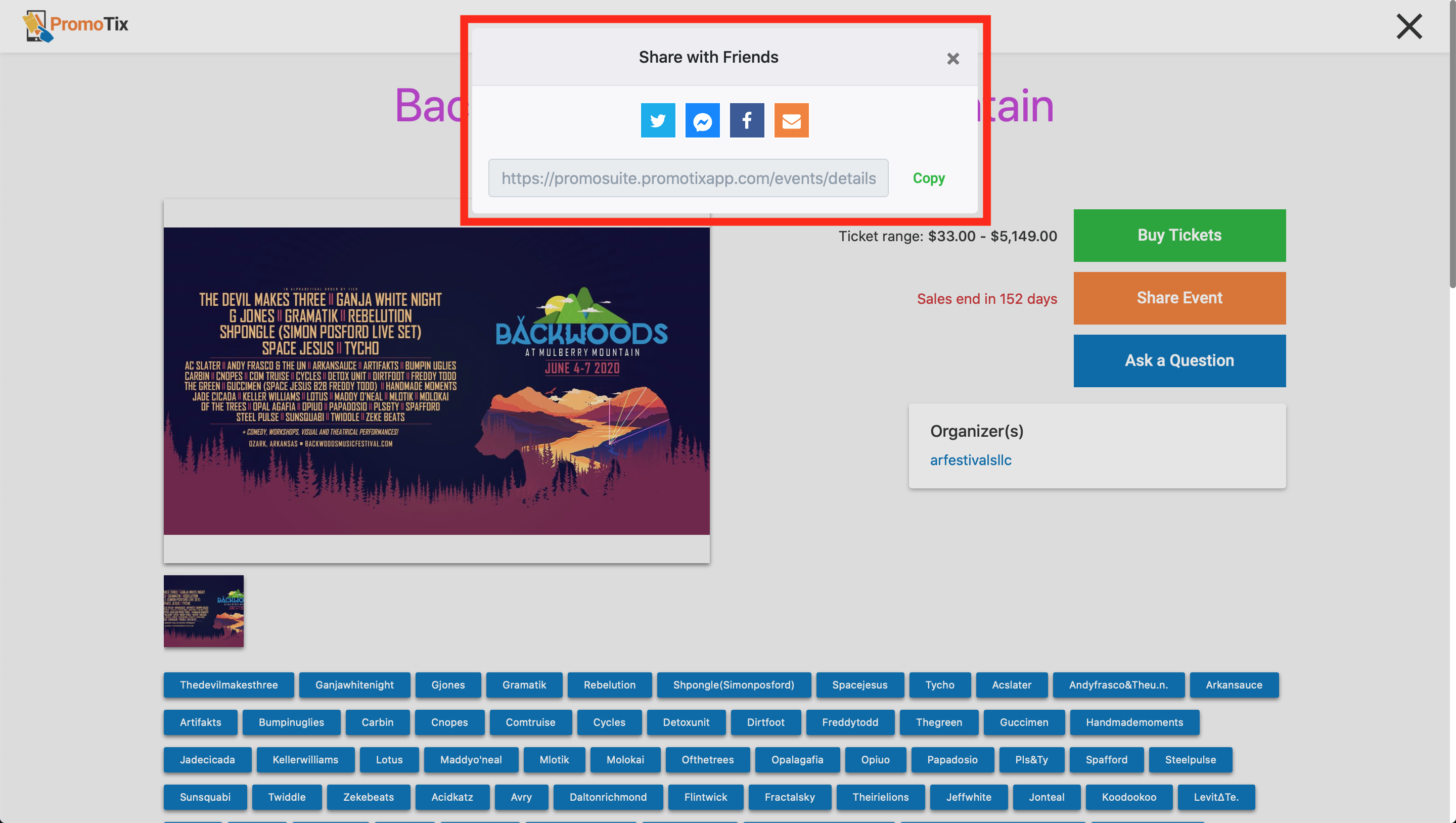 How to Share Your Event Page