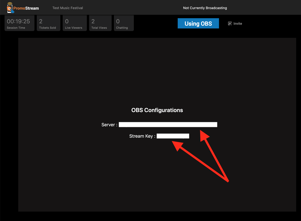 How to use OBS to mix video, screen share, and more on PromoTix