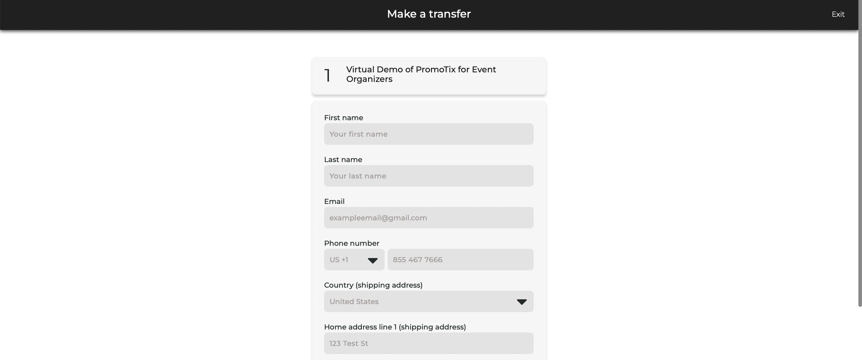 How to transfer a ticket